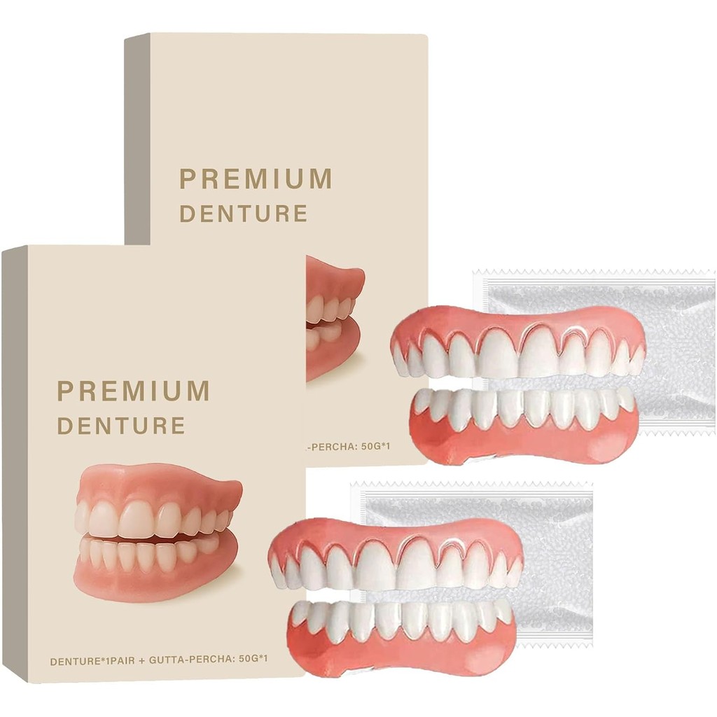 Hidone Premium Full Denture Set, Hidone Advanced Customized Full ...