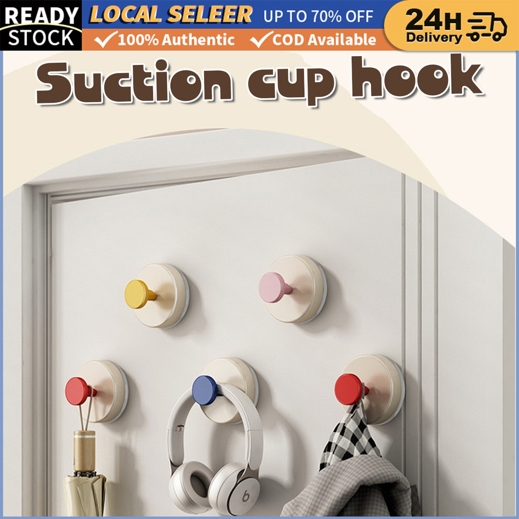 Strong Load-Bearing Suction Cup Hook Dopamine Traceless Wall Mounted ...