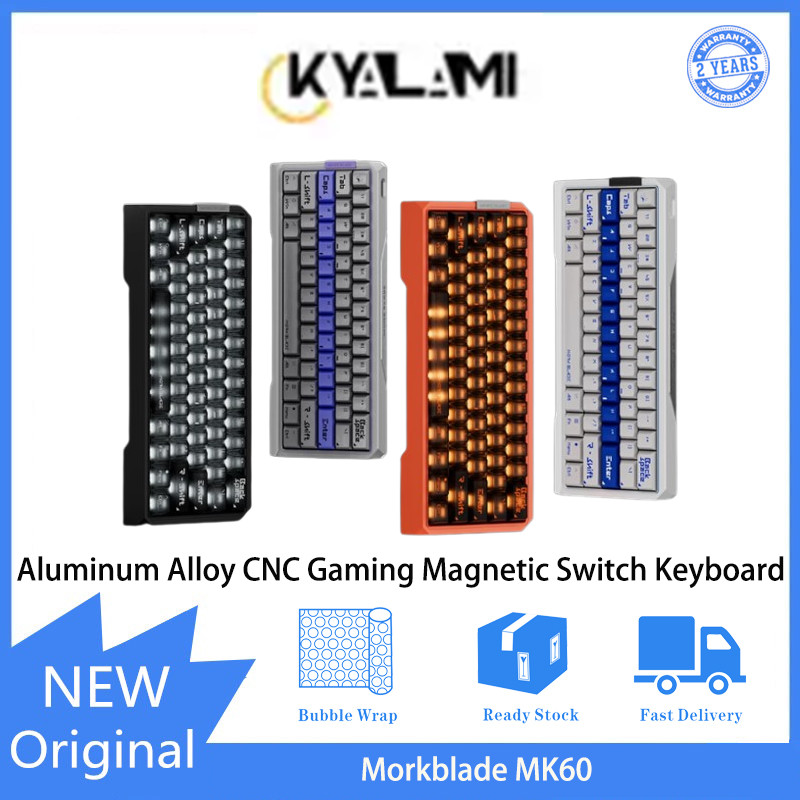 Morkblade MK60 Aluminum Alloy CNC Gaming Magnetic Switch MORKBLADE Keyboard | Shopee Malaysia