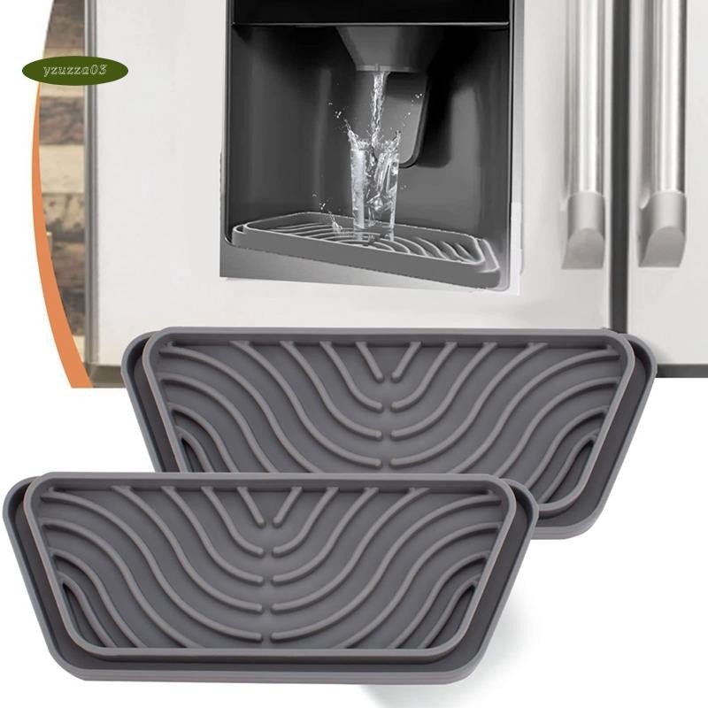 2Pcs Refrigerator Drip Catcher Tray Mini Fridge Drip Tray Protects Ice ...