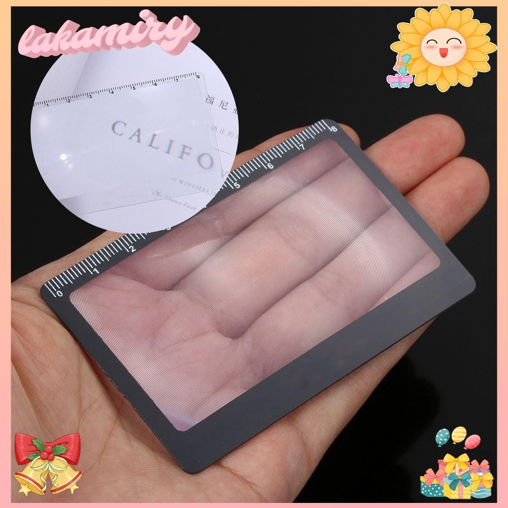 LAKAMIRY Magnifier Sheet Convinient With Scale Reading Glass Fresnel ...