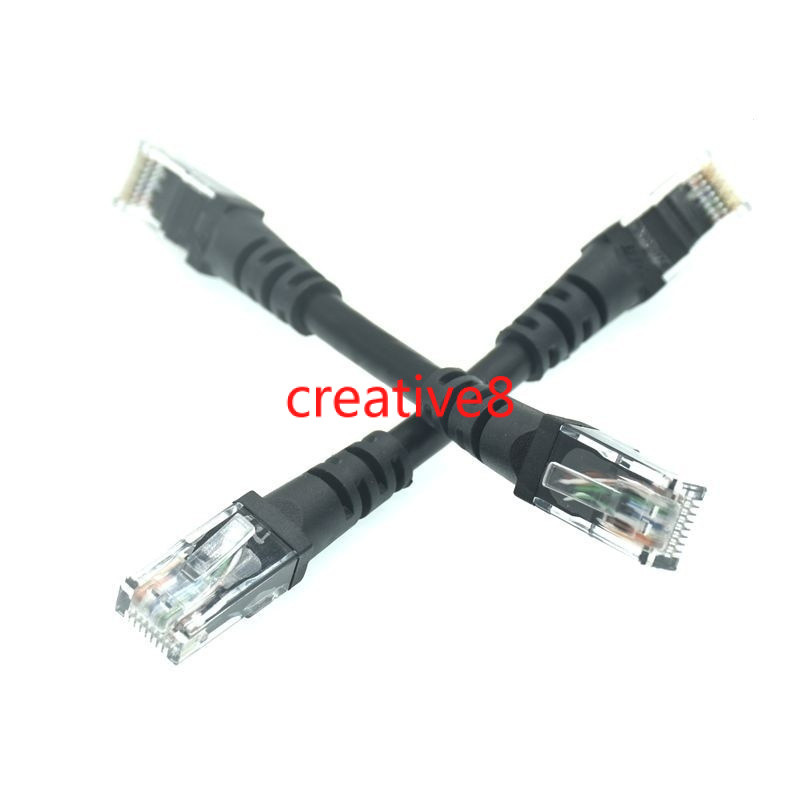 Black Short Cable 10CM 30CM 1m CAT6 CAT 5e UTP Ethernet Network Cable ...