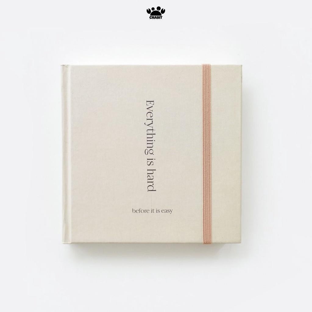 Weekly Planner Square Notebook 130gsm Crabit 144 Beige Pages | Shopee ...