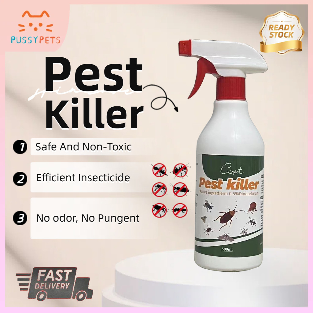 COD 500ML Strong Insect Spray Kill Cockroach Mite Bedbug Fast Home ...