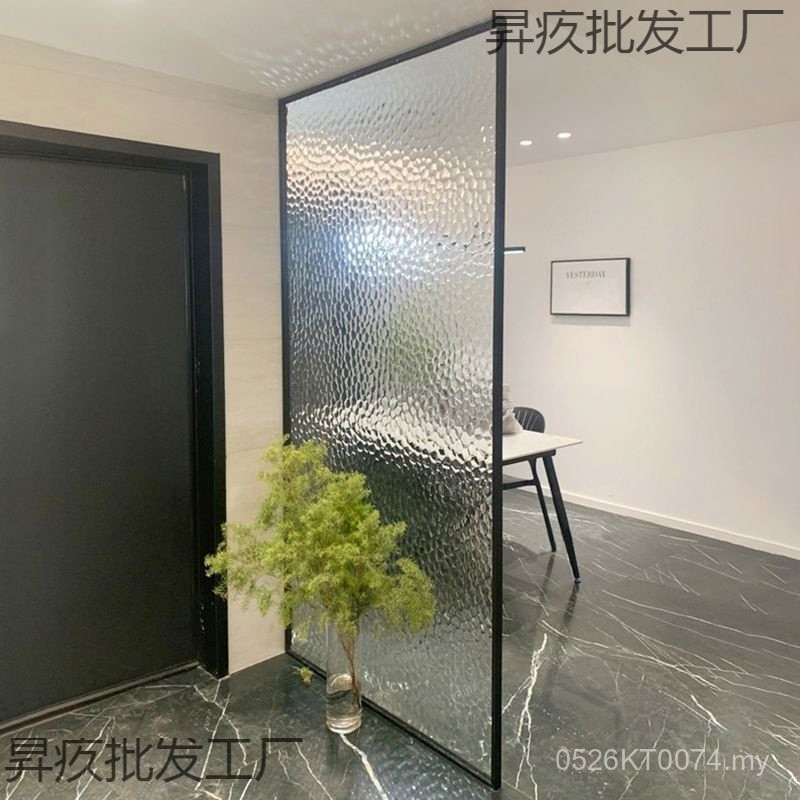 Simple Glass Partition Indoor Stainless Steel Long Rainbow Screen ...