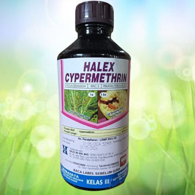 [ORIGINAL] 1L HALEX CYPERMETHRIN 5.5% Sama Hextar/CMC/Cyper/Kencis ...