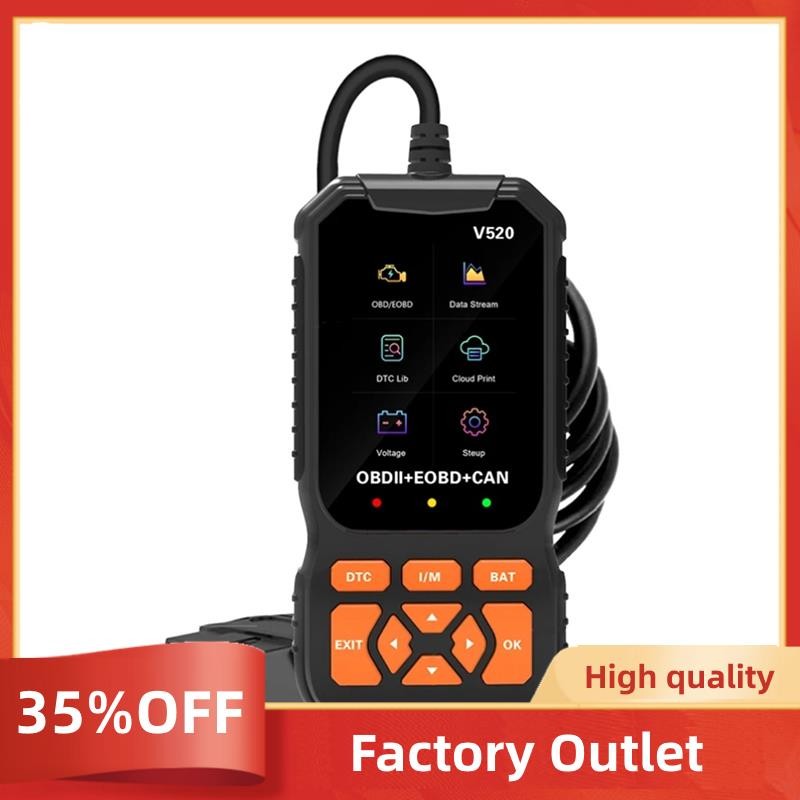 OBD2 Scanner Live Data Professional OBDII Diagnostic Code Reader Tool ...