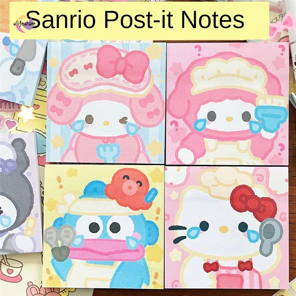 【Fast delivery】 Memo Sticker Cartoon Adhesive Notes Original Adorable ...