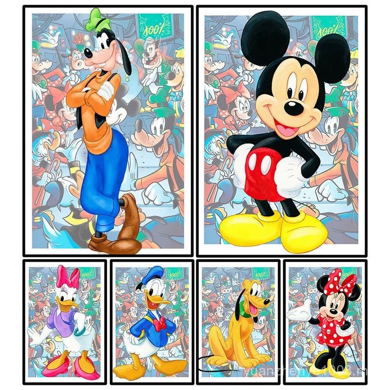 MINISO Disney Mickey Mouse Donald Duck Cartoon Characters Home Decor ...