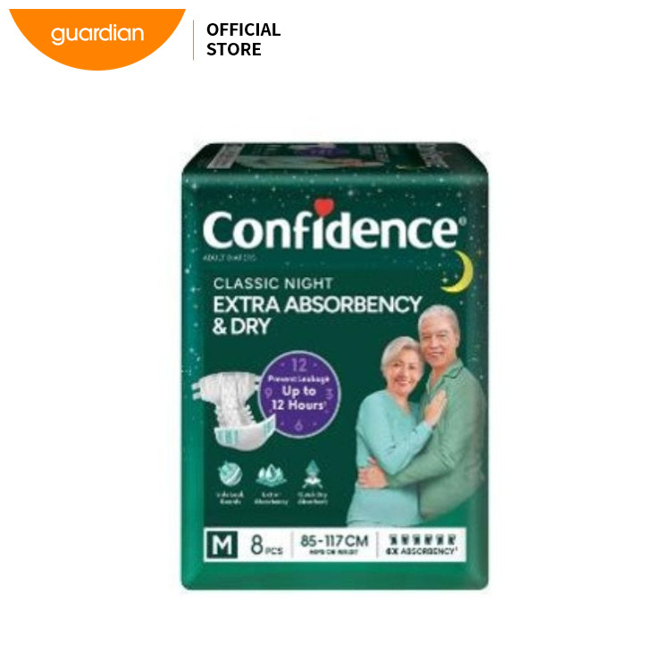 Confidence Ecom Adult Diaper Classic Night Tape M 8S | Shopee Malaysia