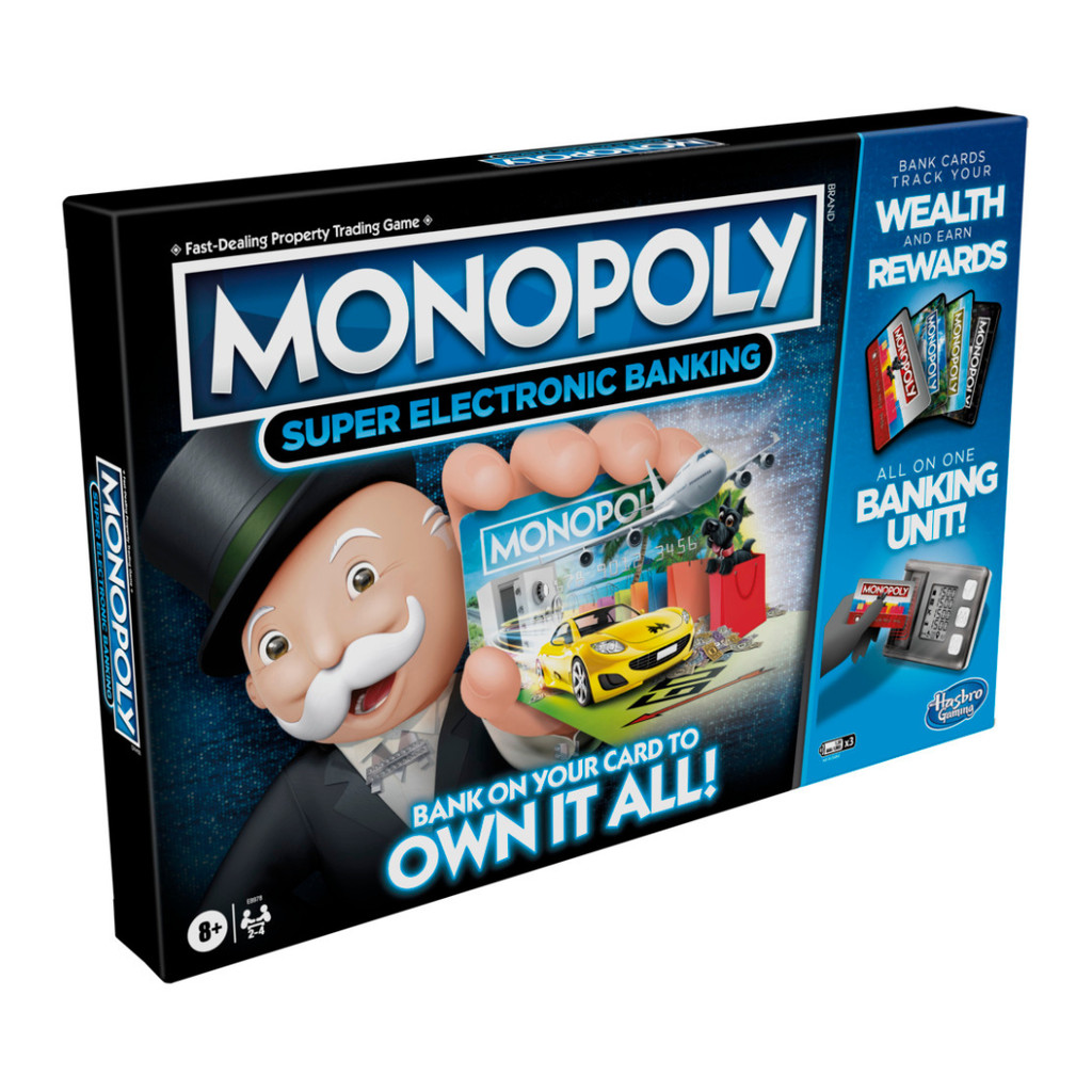 Monopoly Super Electronic Banking Family Board Game with Electronic ...