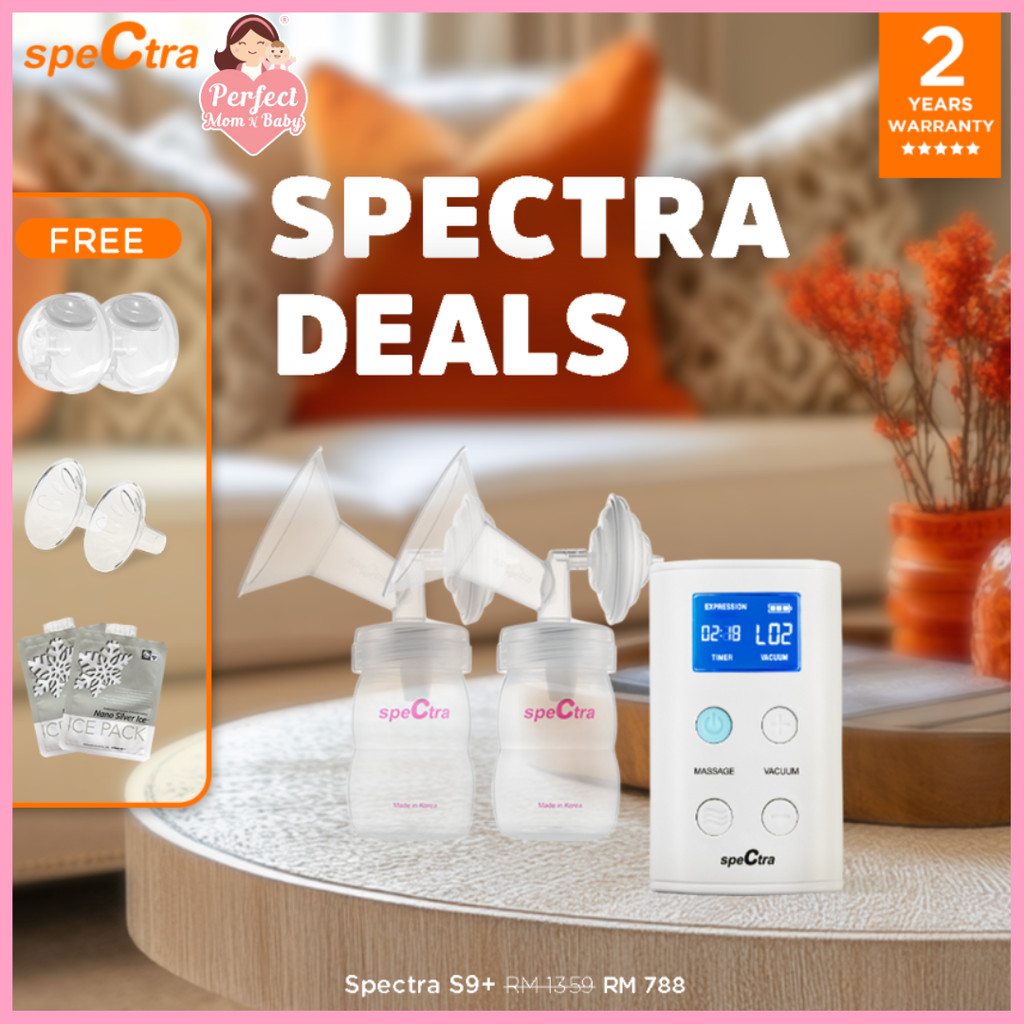 SPECTRA S9+ Double Electric Breast Pump with Built-In Rechargeable ...