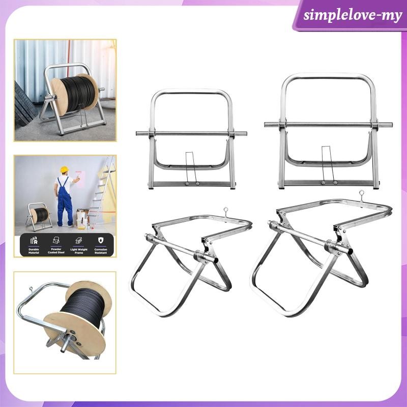 [SimpleloveMY] Wire Spool Rack Cable Reel Steel Foldable Device ...