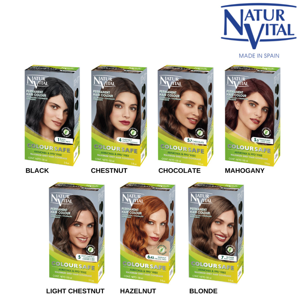 NaturVital Coloursafe Permanent Hair Dye - Do not contains Ammonia ...