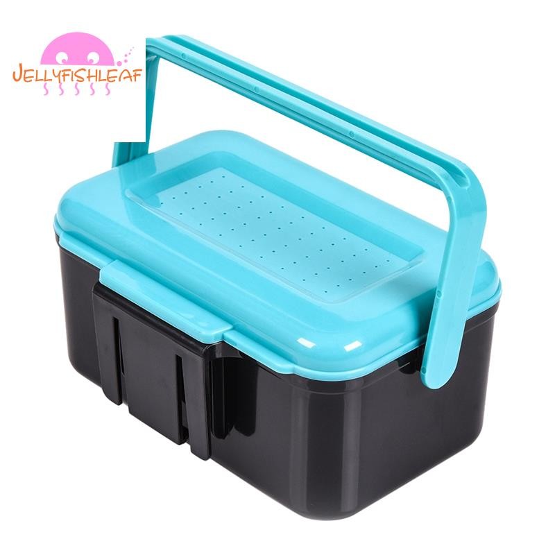 Fishing Live Bait Box Fishing Plastic Bait Box Bait Storage Box Worm ...