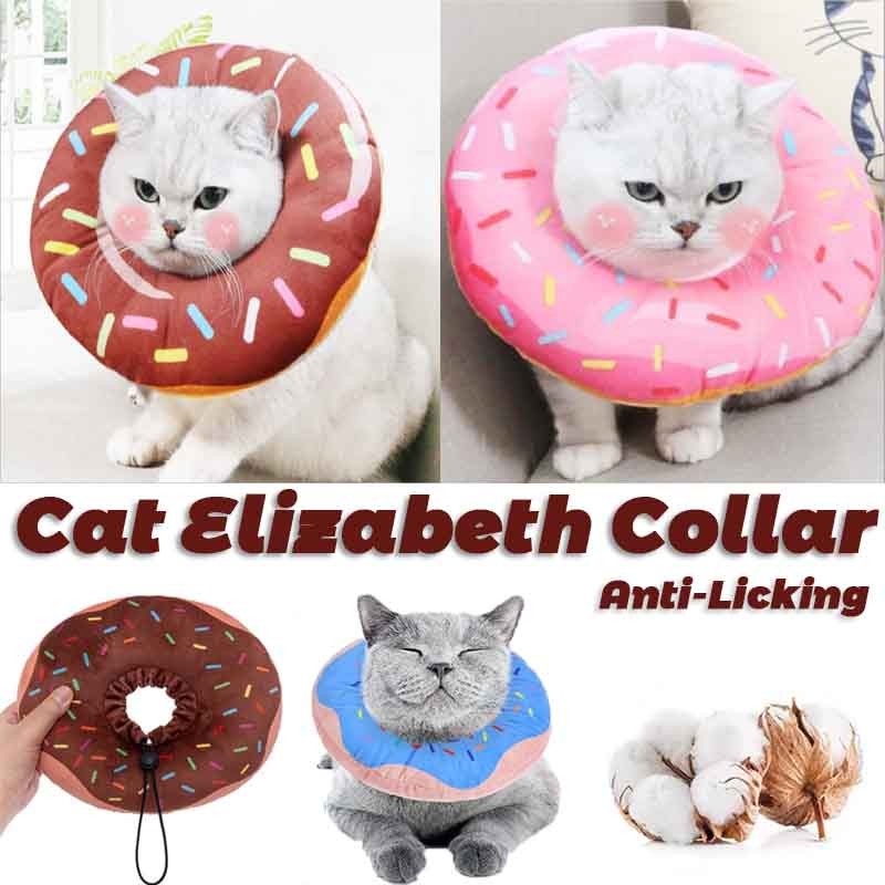 Cat Elizabeth Collar Wound Recovery Collar Anti-Licking Cats Anti Lick ...