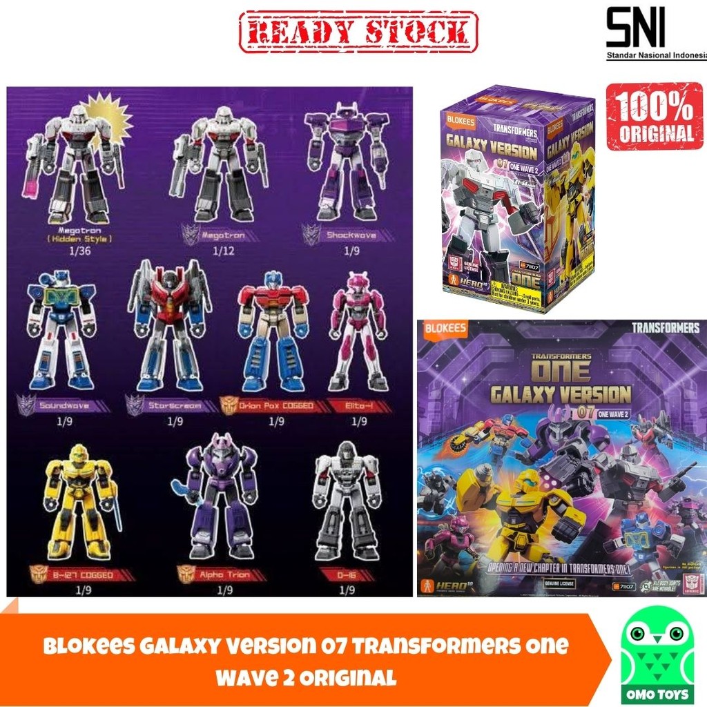 Blokees Galaxy Version 07 Transformers One Wave 2 Original License ...