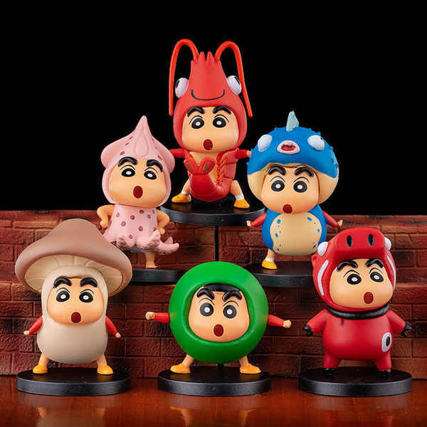 lilo and stitch 史迪奇盲盒 Bahan-bahan Crayon Shin-Chan Series Handmame ...