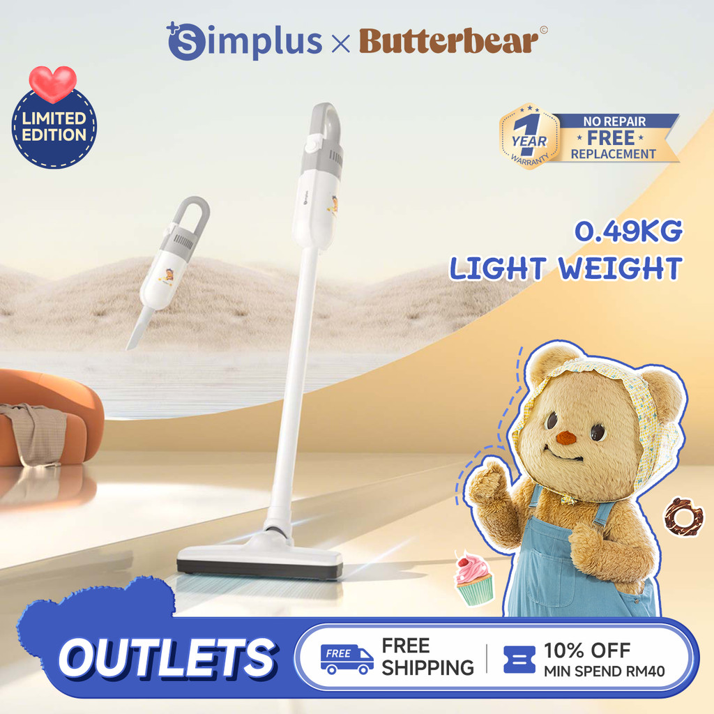Simplus x Butterbear Household Cordless 8000pa Vacuum Cleaner 3-Stage ...