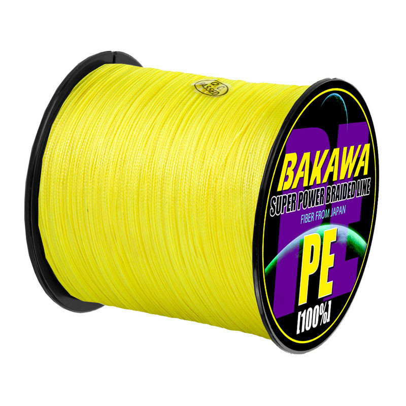 Braided Fishing Line BAKAWA 300M Strong Fishing Line Braided 4 Strands Fishing Line Tackle ...