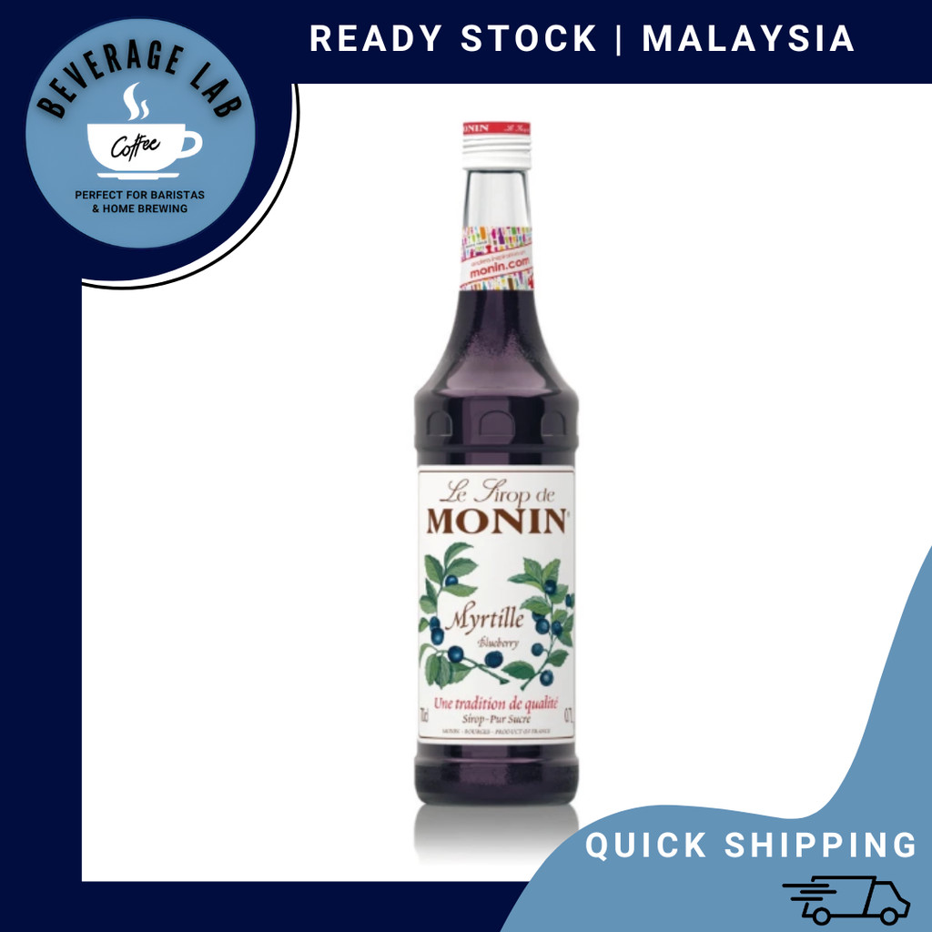 BEVERAGE LAB MONIN Premium Syrup - Blueberry (700ml) | Shopee Malaysia