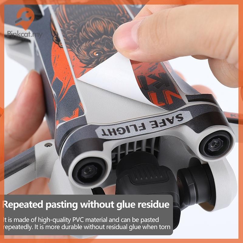 Pinkcat for DJI MINI 3 PRO PVC Sticker Body Remote Control Skin ...