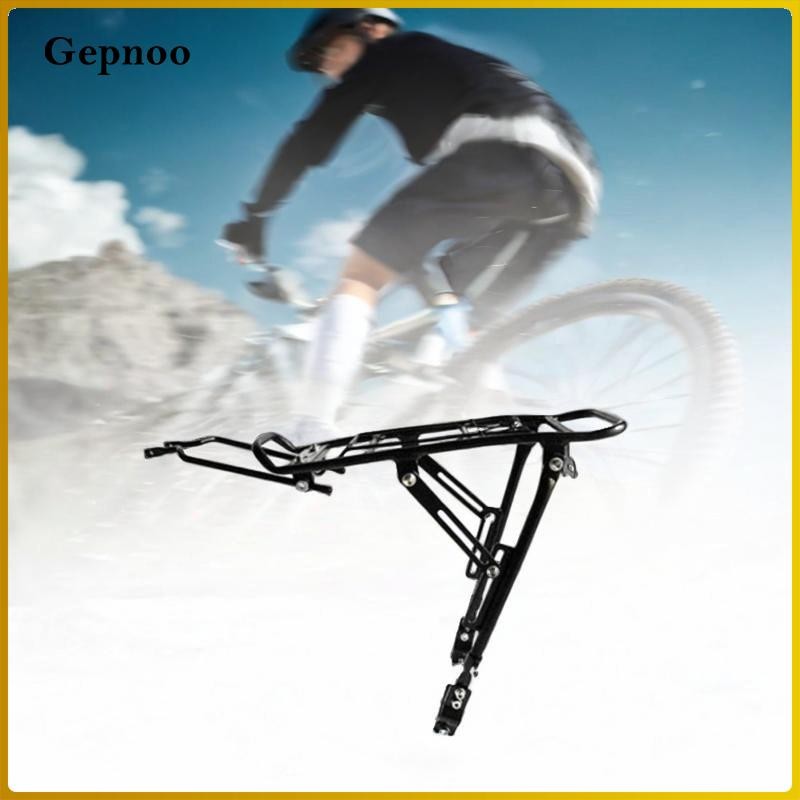 Gepnoo Rear Bike Rack Bike Cargo Rack Disc Brake Mount Adjustable ...