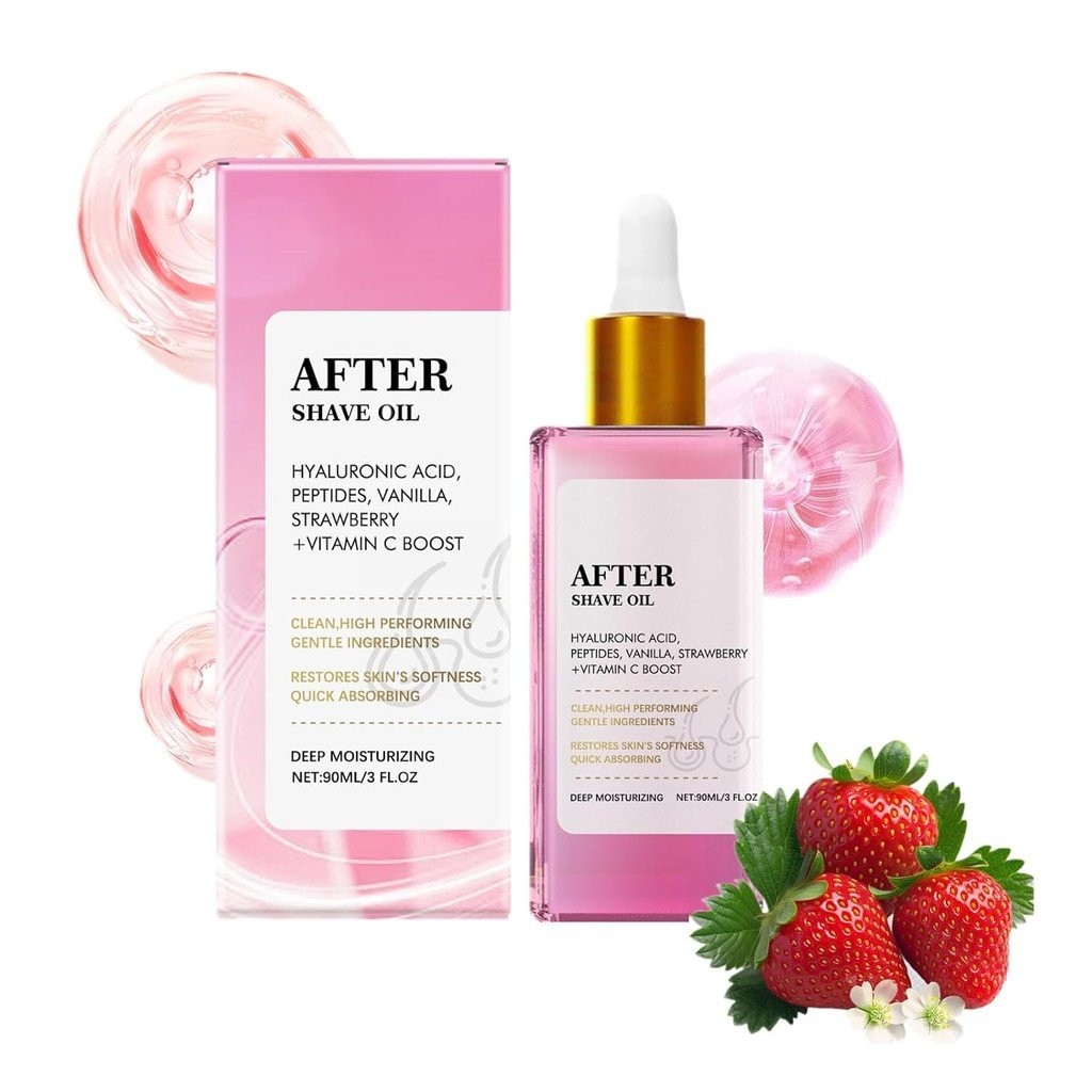 After Shave Oil, Soft After Shave Oil Strawberry & Vanilla for Women ...