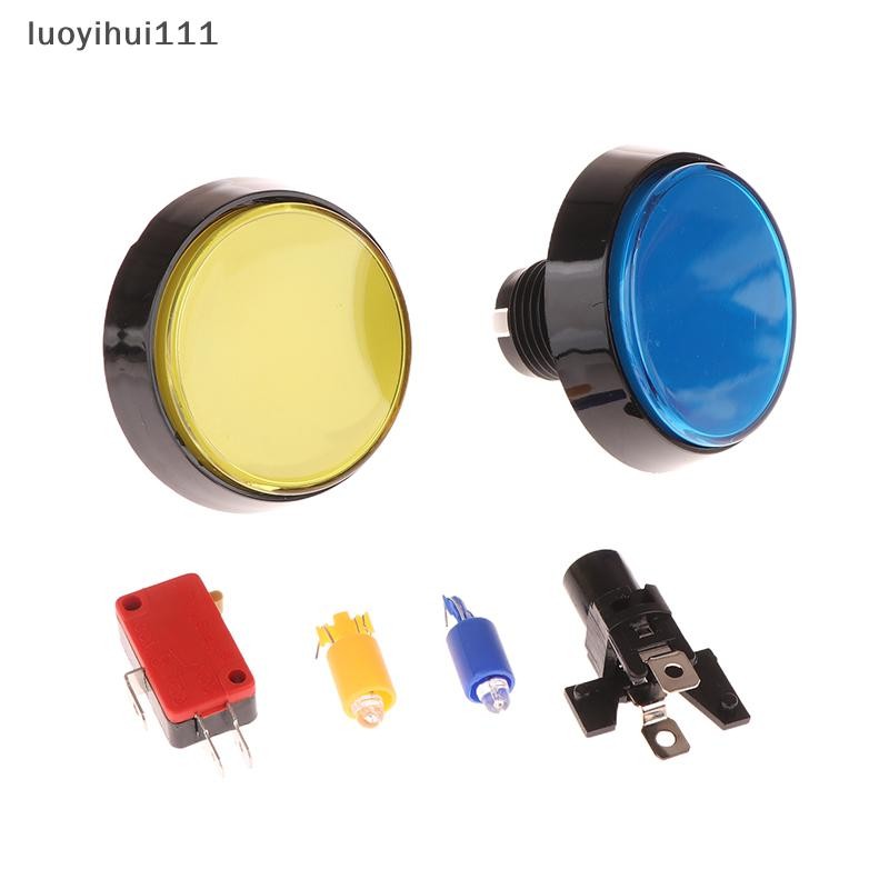 [luoyihui111] Arcade Button 60MM DC 12V LED Large Round Button 5 Color ...