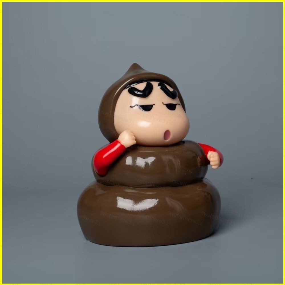 NS3 Crayon Shin-chan Action Figure Spoof series defecate Shinnosuke ...