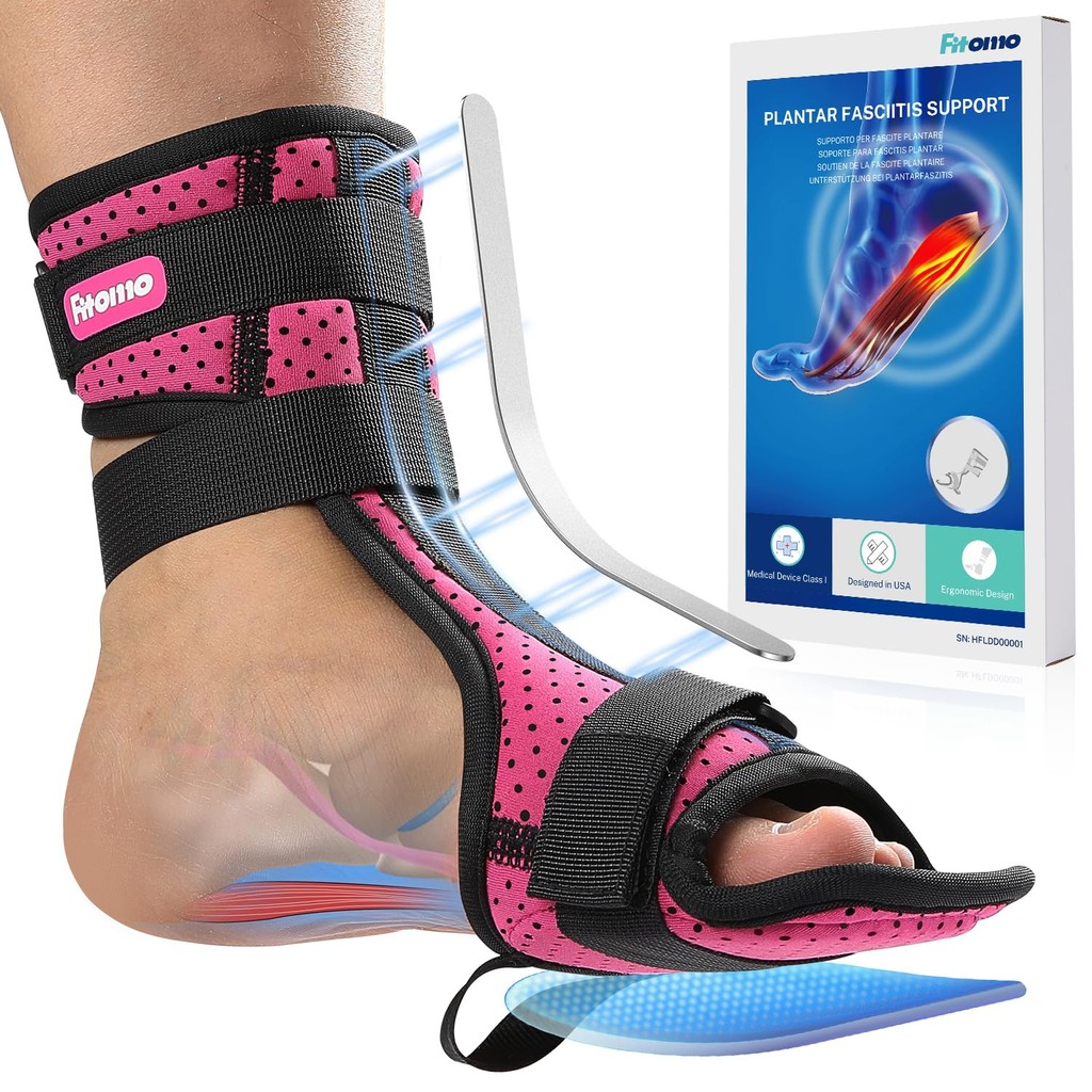 Plantar fasciitis Relief Night Splint for Women with Moldable Support ...
