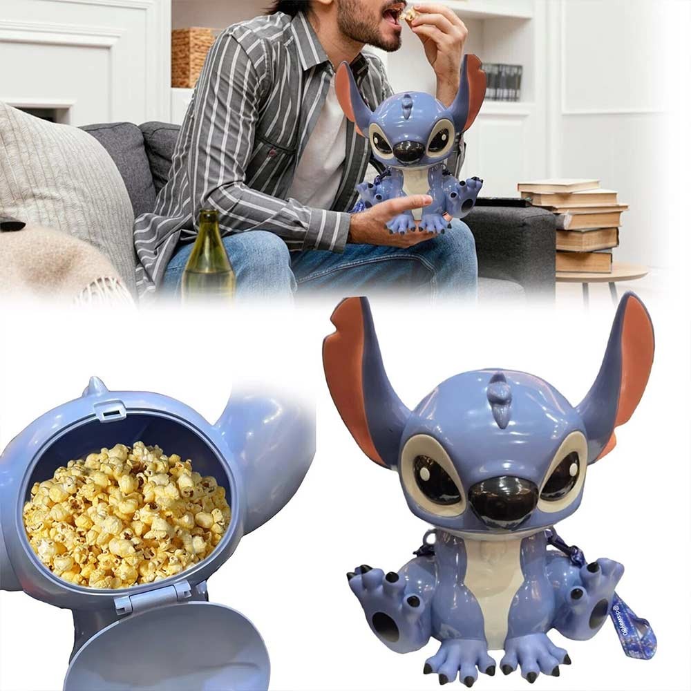 Cinema Exclusive Stitch Popcorn Bucket Container Popcorn Storage Bucket ...