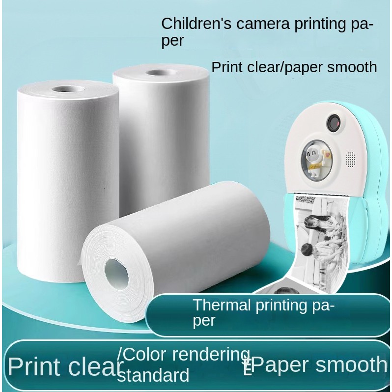 A Pack of Five Rolls Children's Cameras Dedicated Printing Paper ...