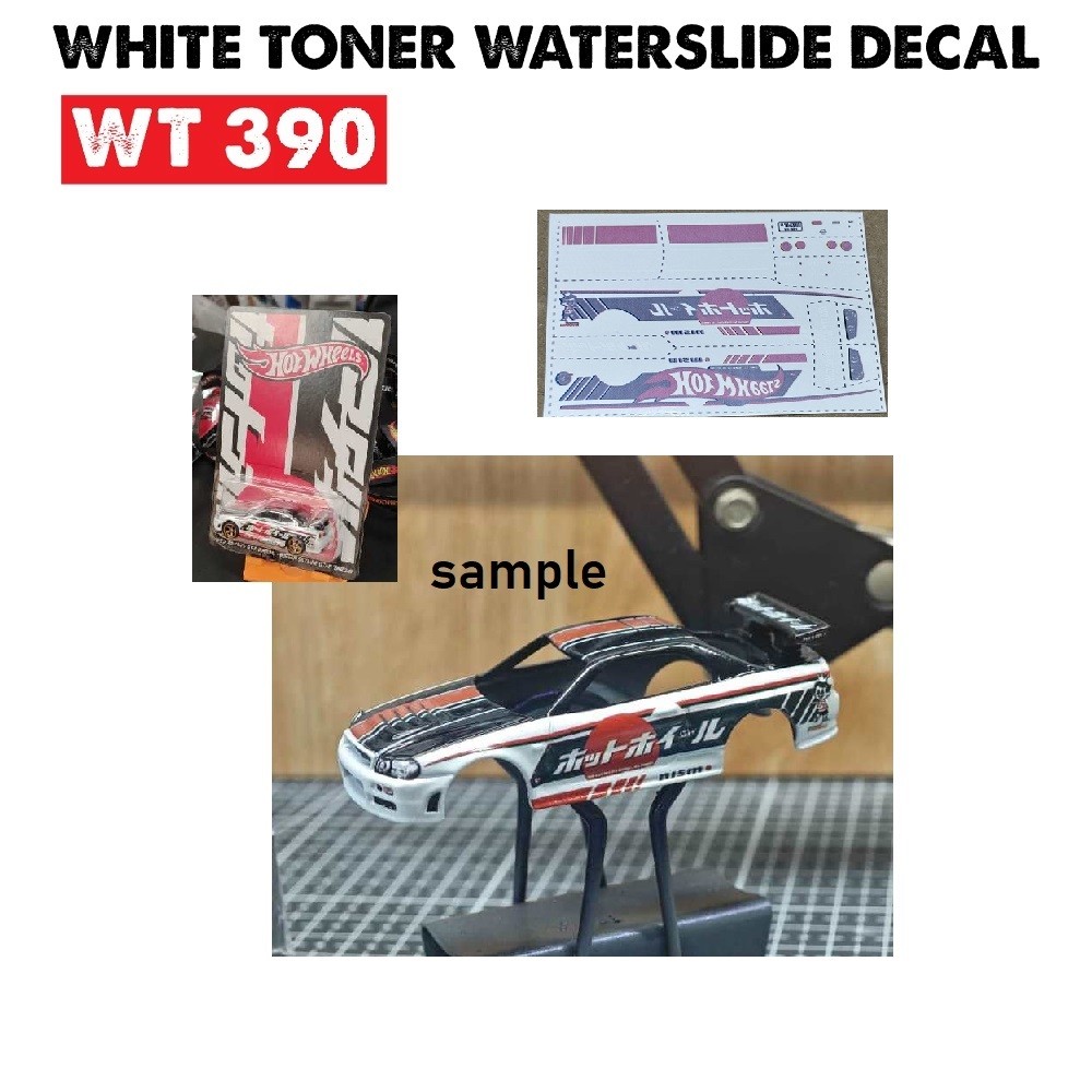 2025 CONVENTION Decals Hotwheels Tomica 1:64 diecast custom white toner ...
