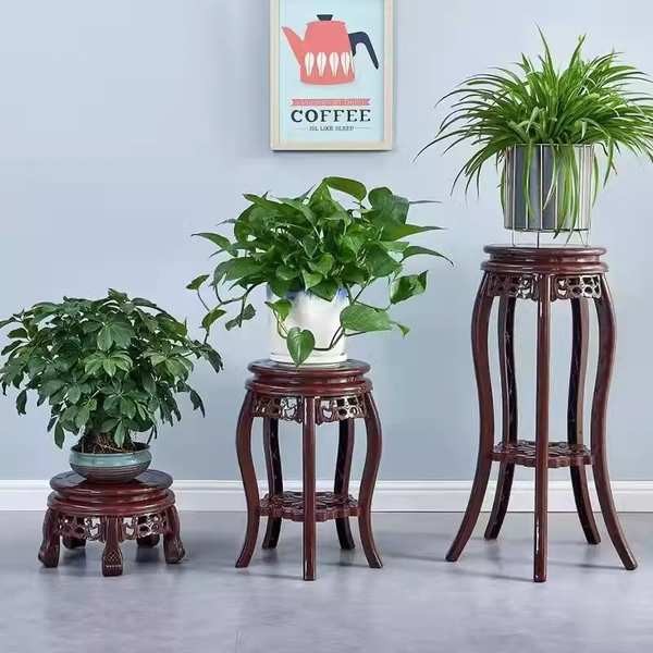 rak bertingkat rak bilik air Rak bunga tiruan plastik kayu pepejal rak ...