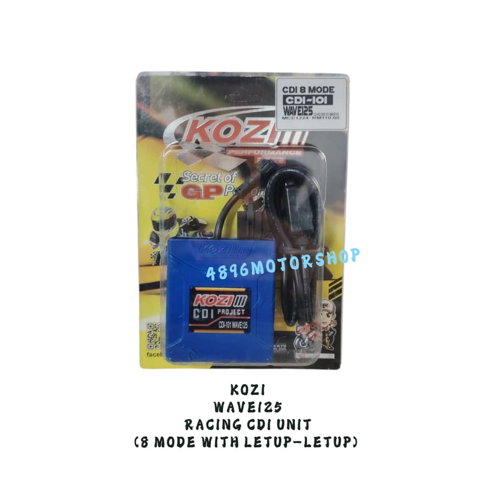 KOZI SIAP MAPPING 8 MODE LETUP-LETUP RACING CDI UNIT HONDA WAVE125 WAVE ...
