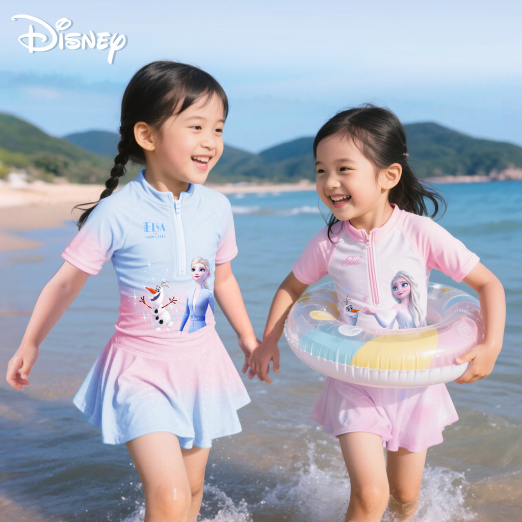 Disney Disney Children's Swimsuit Girls 2025 Children Baby Fashion ...
