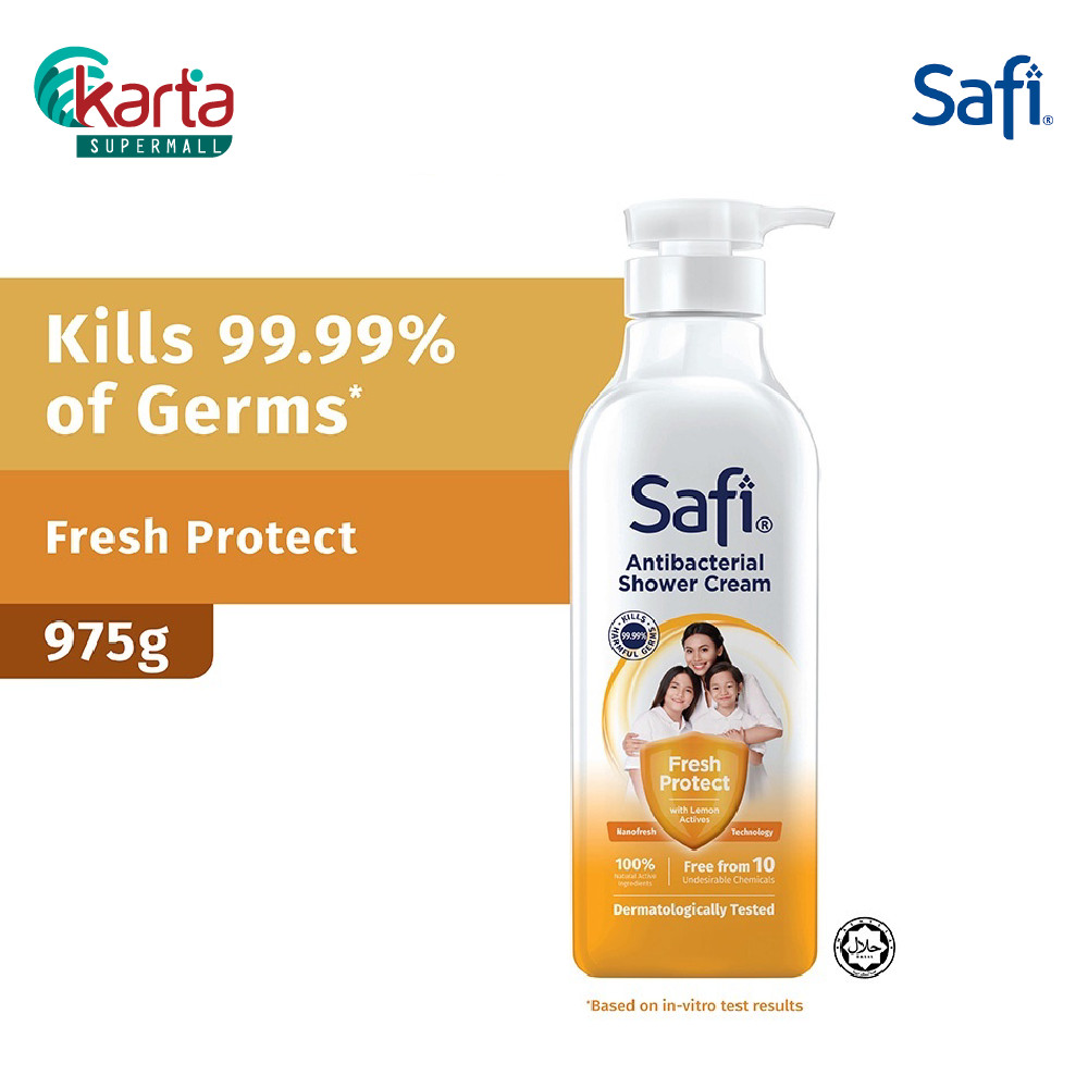 Safi Antibacterial Shower Cream Fresh Protect (975g) | Shopee Malaysia