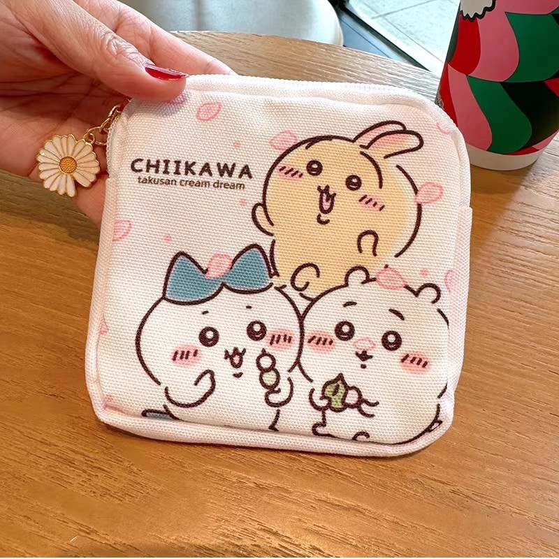 Chiikawa Mini Wallet Cartoon Anime Hachiware Usagi Chiikawas Cute ...