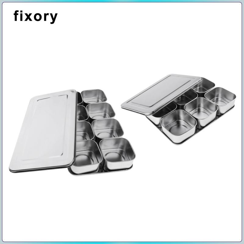 fixory 6/ Seasoning Jars salt and sugar Condiment Cruet Storage ...