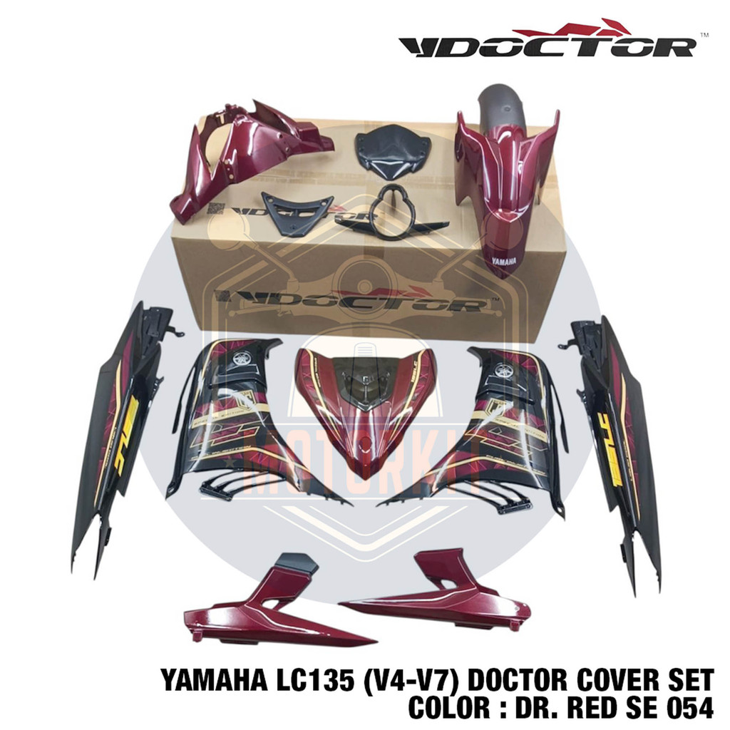 YAMAHA LC135 V4 V5 V6 V7 135LC SPECIAL CUSTOM COLOR BARU BODY COVER SET ...