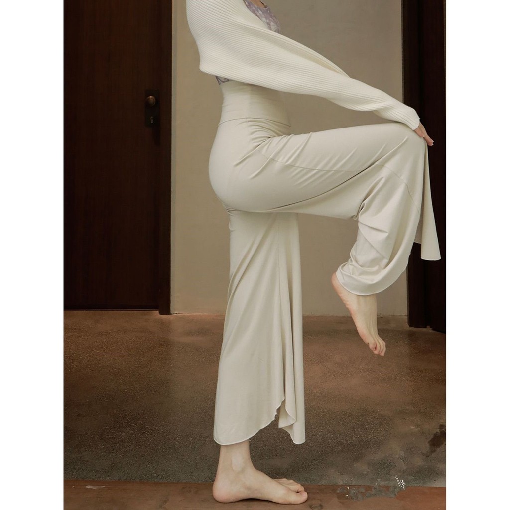 Loose Yoga Pants Summer Slightly Flap Outer Wear Thin Style Pilates ...