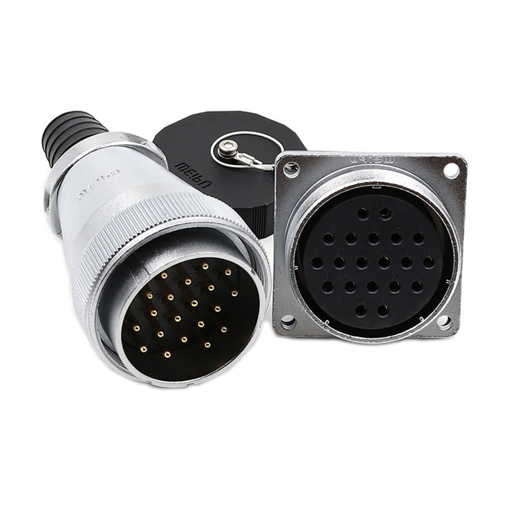 WS48 TQ/Z M48 Aviation Connector 5 7 20 27 38 42 Pin Male Plug Female ...