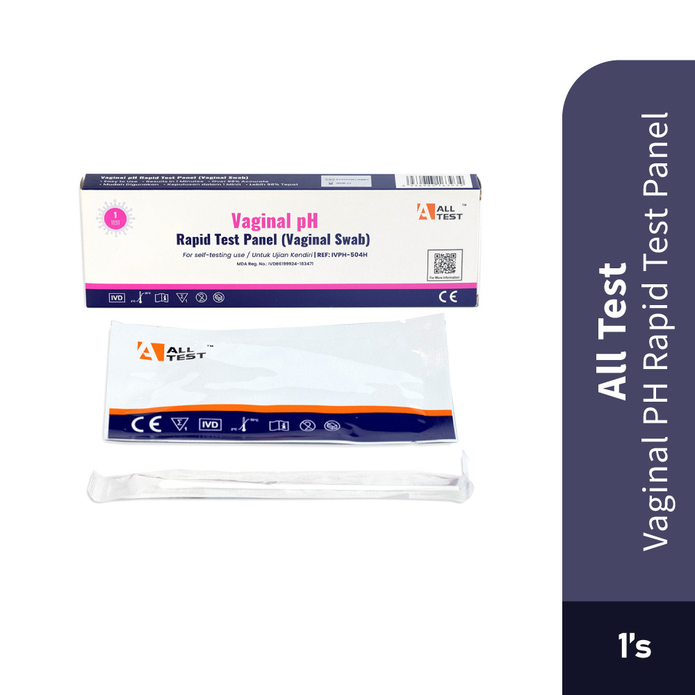 ALLTEST Vaginal Ph Rapid Test Panel 1 Test kit, Vaginal Test Kit for ...