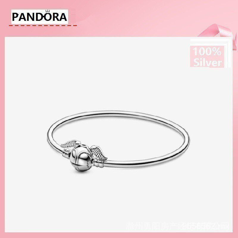 Pandora Birthday Gift 925 Silver Bread Bracelet Harry Potter Moments ...
