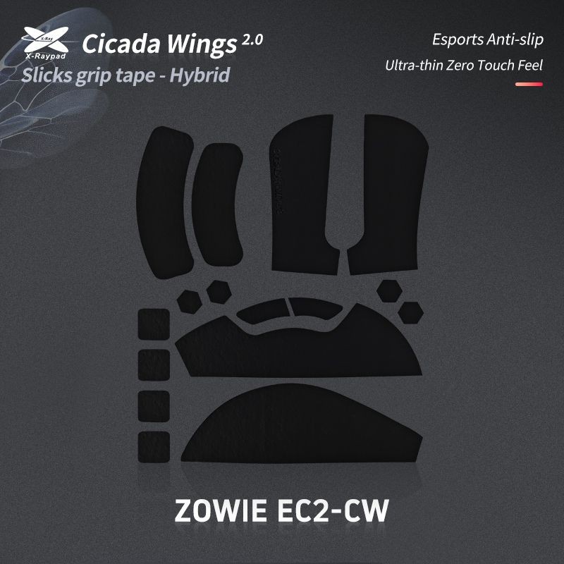 Xraypad Cicada Wings V2 Slicks Grip Tape - Zowie EC2-CW | Shopee Malaysia