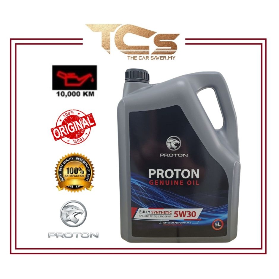 PROTON PETRONAS 5W30(5L) Fully synthetic Engine Oil (9020000900v2-5L-ds ...