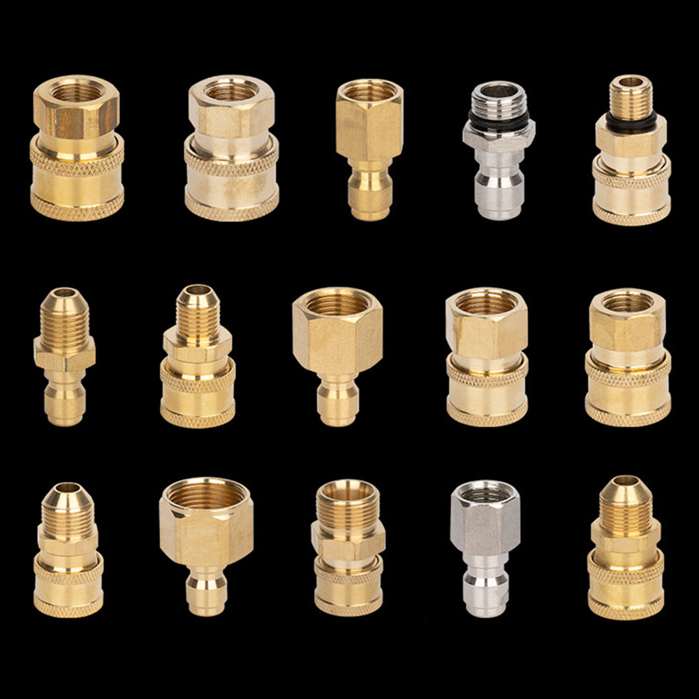 {Dalam Stok} 1/4 Inch Quick Release Connector Coupler Fitting for High ...