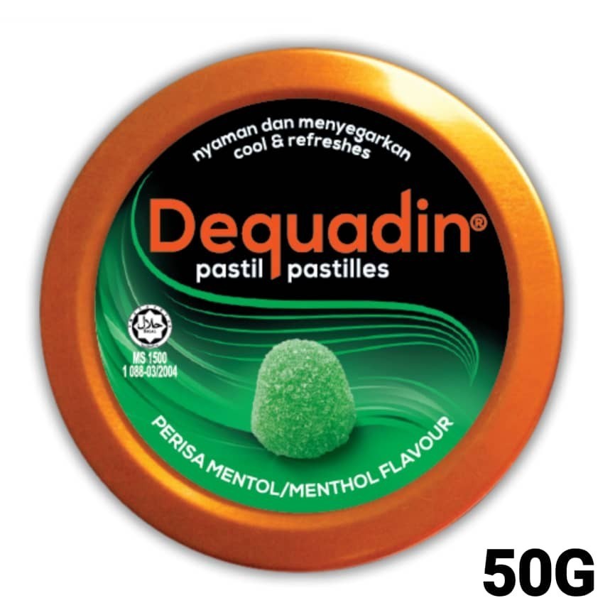 DEQUADIN PASTILLES MENTHOL 50G (EXP 01/2027) | Shopee Malaysia