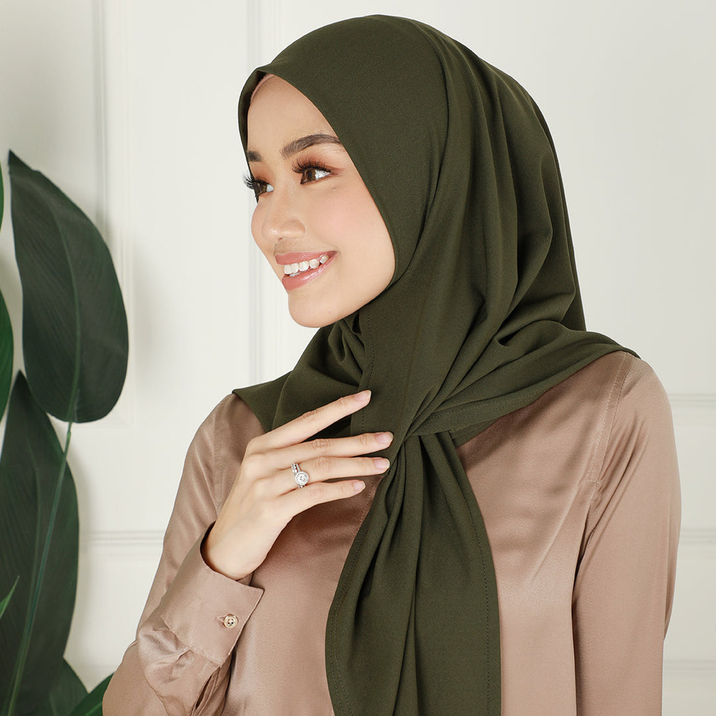 DARA PLAIN - DP08 (ARMY GREEN) | Shopee Malaysia